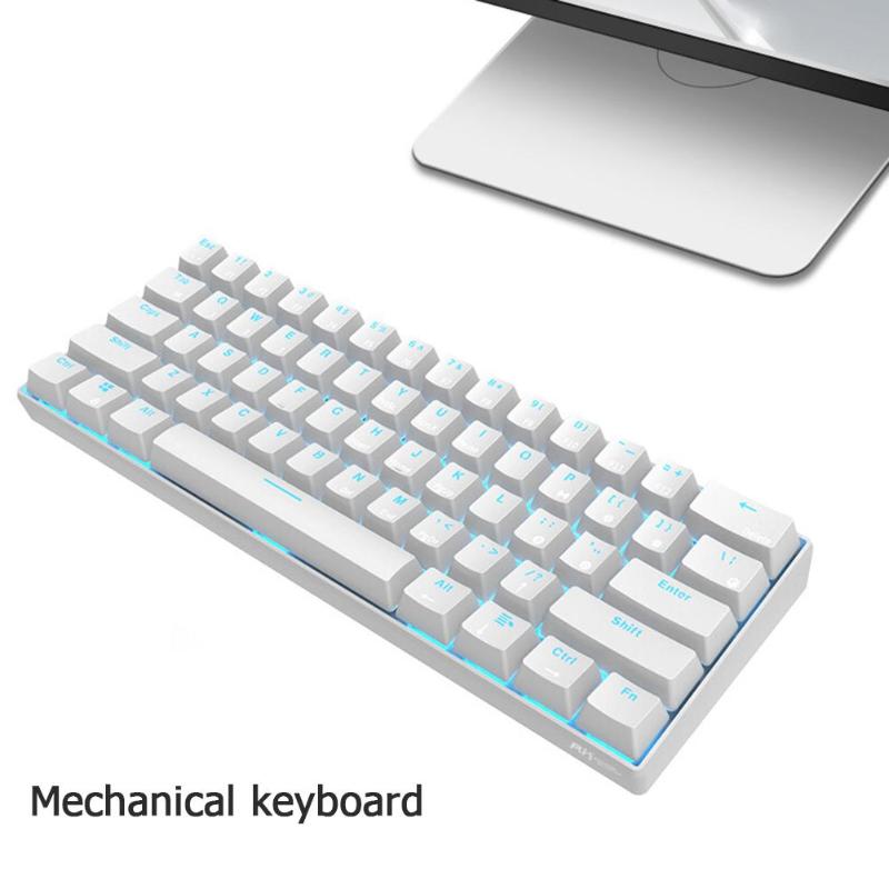 RK61 Wireless Bluetoot Mechanical Gaming Keyboard 61 Keys RGB Single ...
