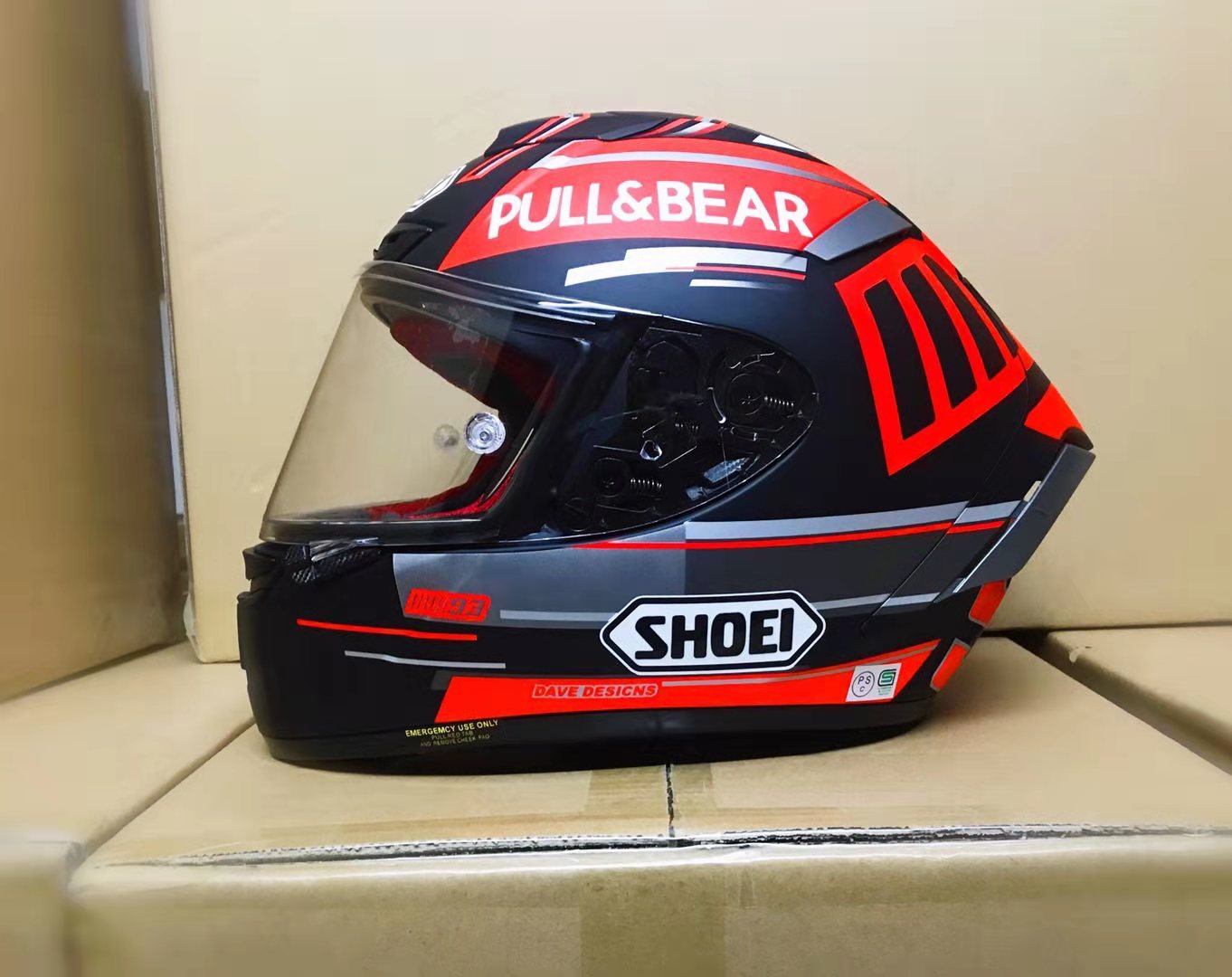 new SHOEI motorcycle helmet red ant anti-fog helmet racing motorcycle ...