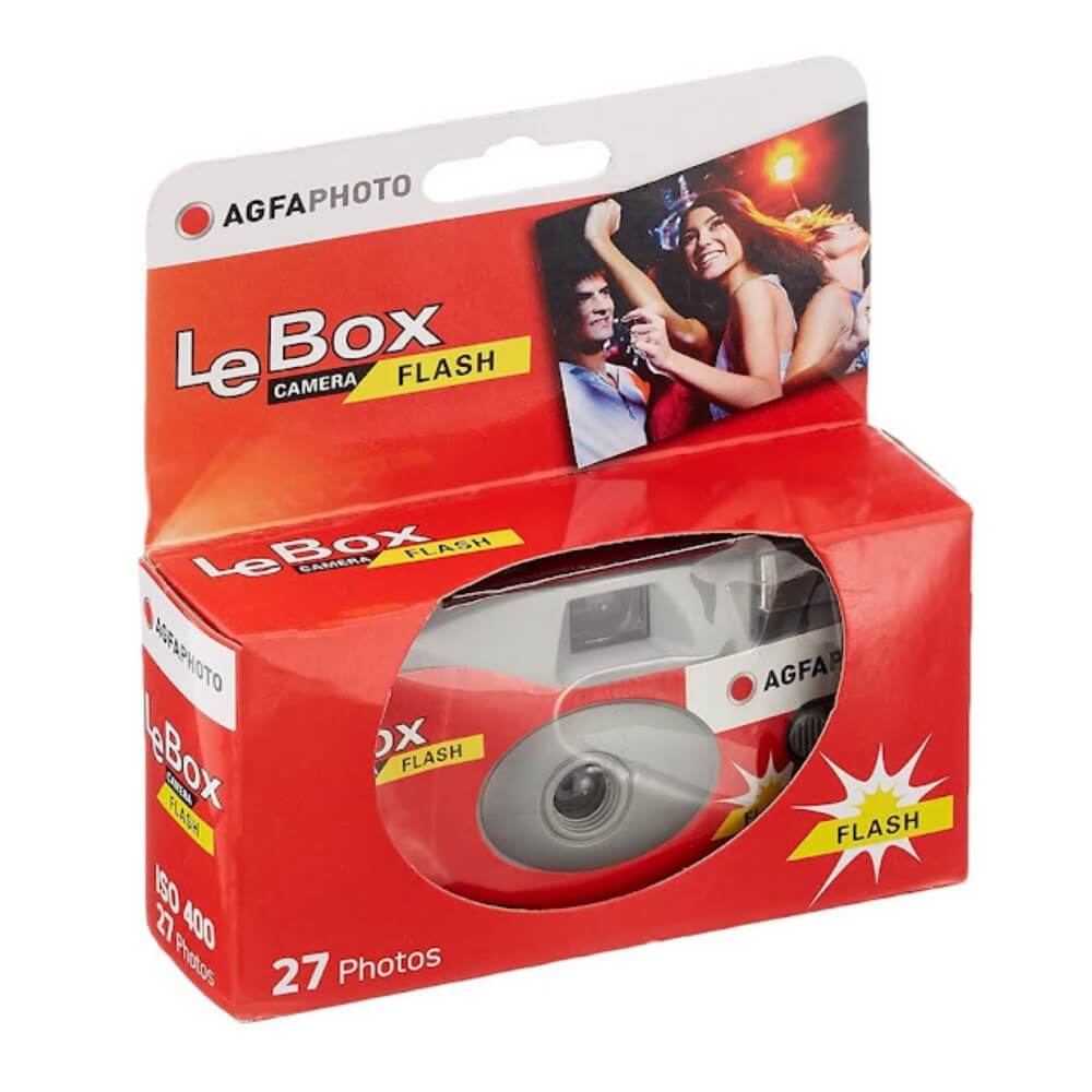 AgfaPhoto LeBox 400/27 Flash Single Use Camera [กล้องใช้แล้วทิ้ง] - Big ...
