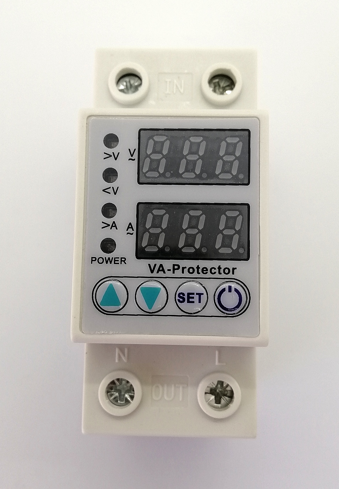 อุปกรณ์ป้องกันไฟตก-ไฟเกิน กระแสเกิน ระบบ AC 220V 63A จอแสดงผลแบบคู่ LED ...