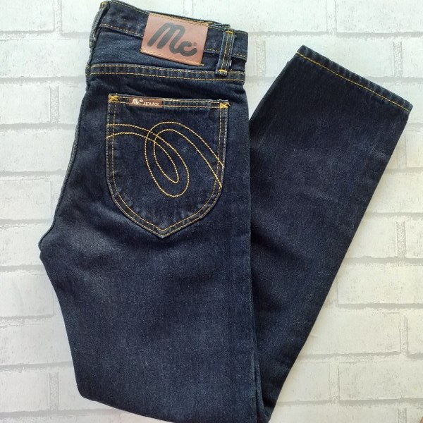 Mc Jeans กางเกงยีนส์ขากระบอกใหญ่ สี Midnight BIG SALE 1 - Jeans note - ThaiPick