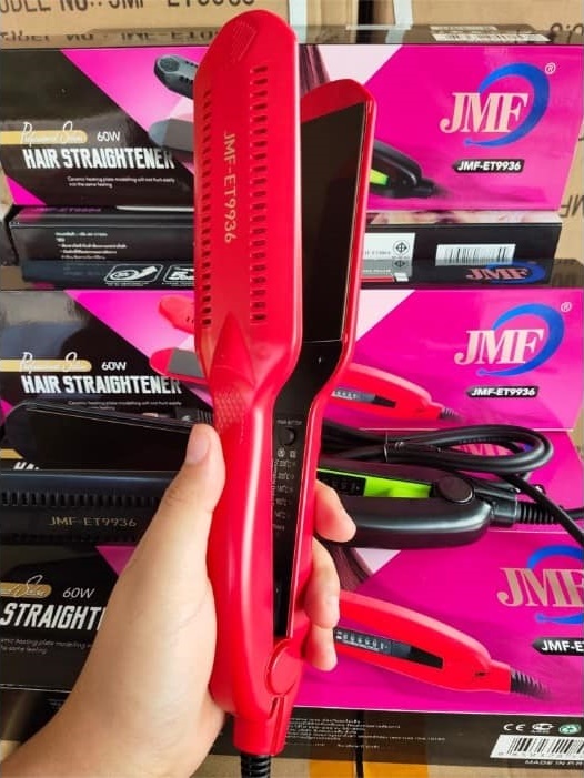 เครื่องหนีบผมตรง รุ่น JMF-9936 หน้ากว้างเป็นพิเศษ ทำให้หนีบผมตรงได้เร็วขึ้น - Family salon shop ...