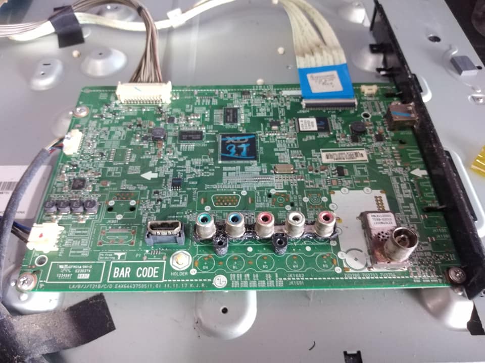 เมนบอดทีวี LG รุ่น 32CS460-TA อะไหล่แท้บอดถอด ผ่านการเทสแล้ว HDMI AV ใช้ได้ปกติ - JLELECTRONIC ...