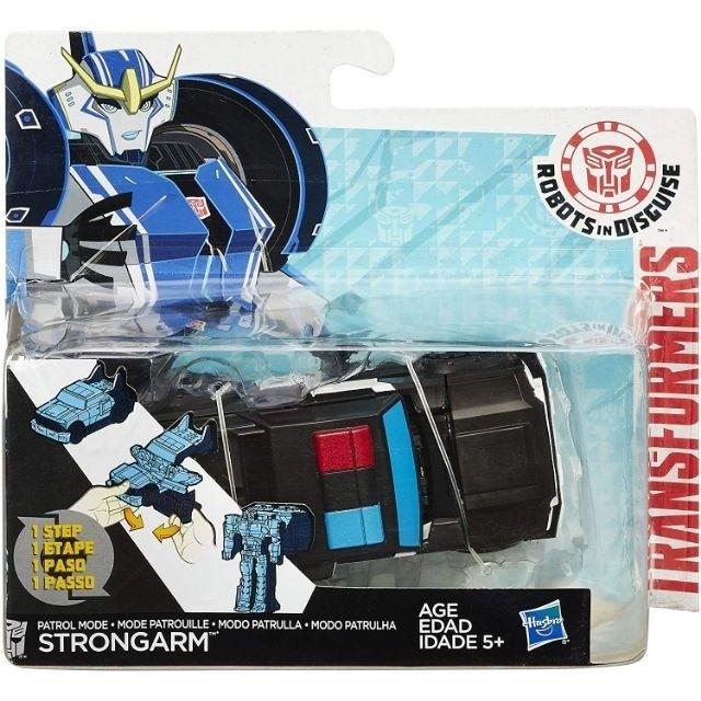 Transformers Robots in Disguise 1-Step Changers Patrol Mode Strongarm ...