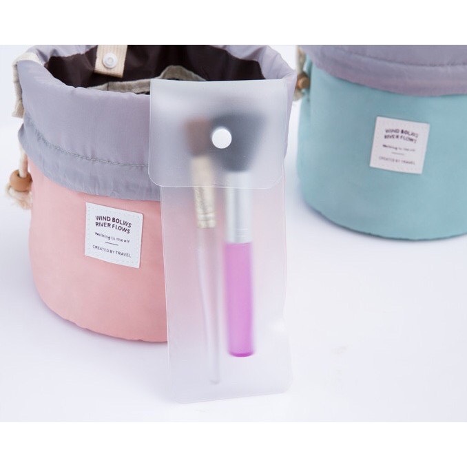 LALABAG - กระเป๋าเครื่องสำอางค์ทรงกลมแบบหูรูด - Lalabag - ThaiPick