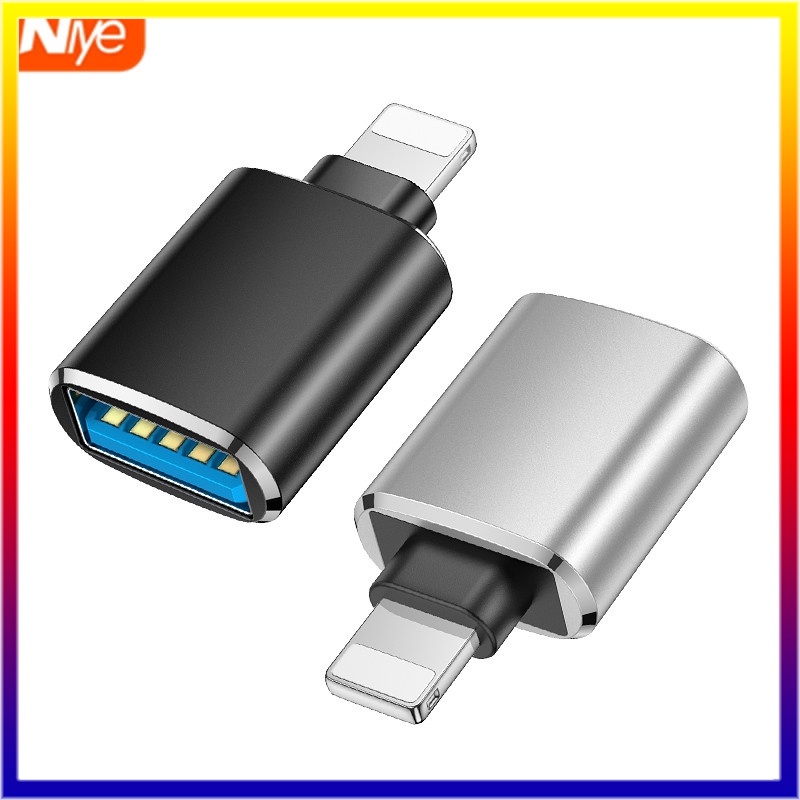 แฟลชไดร์ฟ เครื่องอ่านการ์ด Apple OTG แปลงจาก ไลท์นิ่ง เป็น USB 3.0 ...