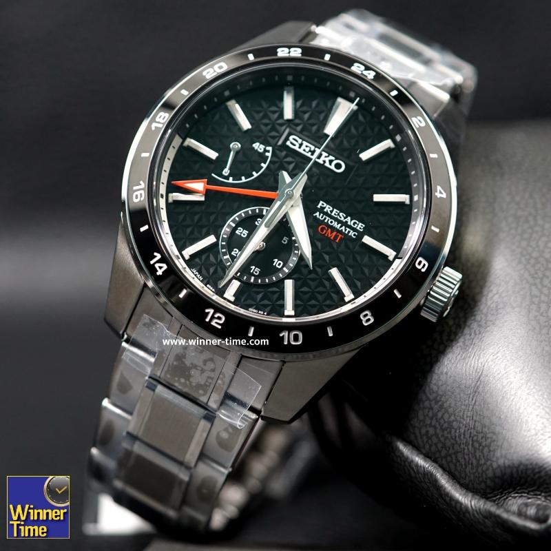Winner Time นาฬิกา SEIKO PRESAGE GMT SHARP EDGED SERIES SPB221J "SEIKO ...