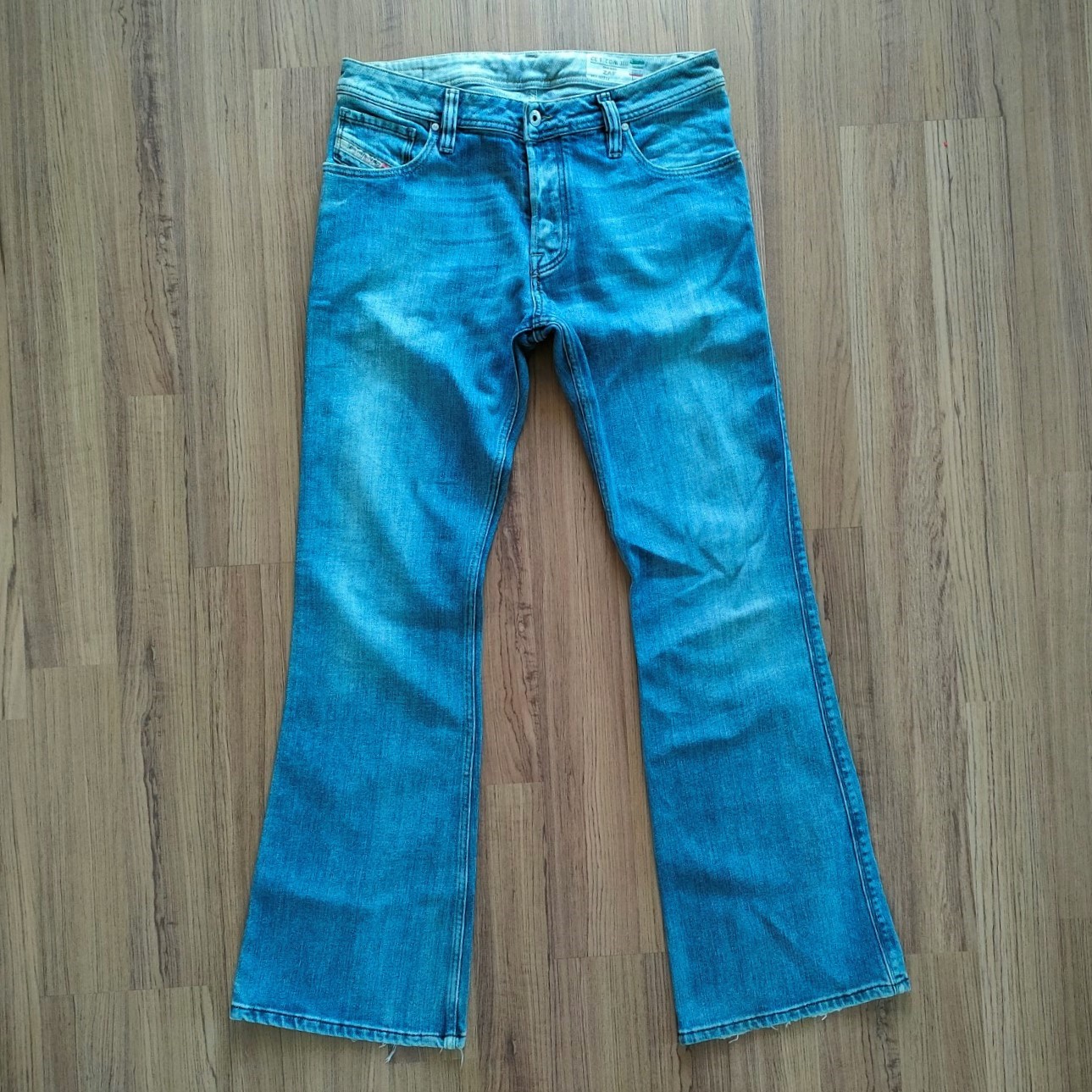 กางเกงยีนส์ แบรนด์ DIESEL รุ่น ZAFผ้าฟอกเฟด หนา นุ่ม ไม่ยืด | Lazada.co.th