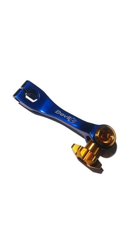 มือลิง CNC มือลิงแต่ง แบรนด์ Devil สีทูโทน โทนน้ำเงิน // น้ำเงิน - หมุดคละสี สีสวยมาก ...