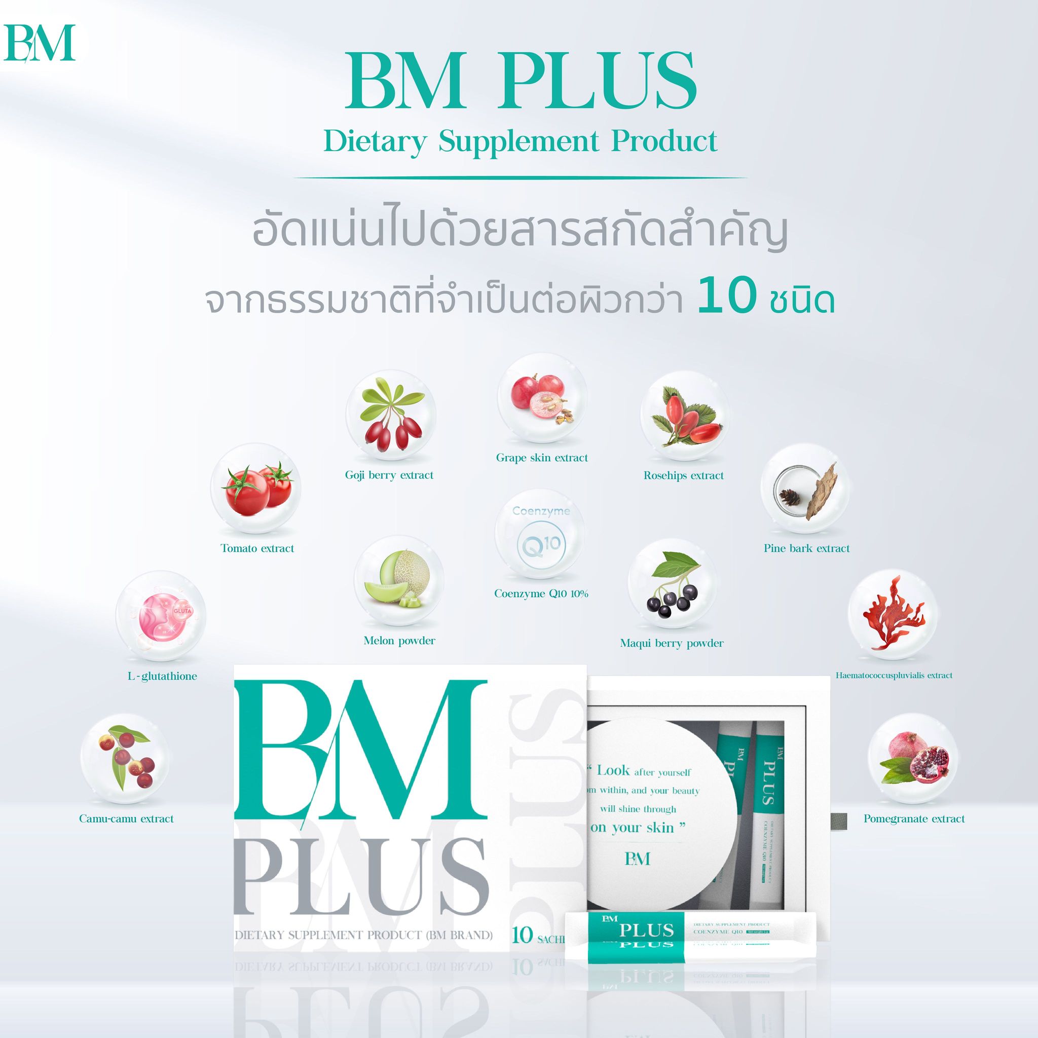 BM CAP (BLOC ME CAP) จัดการฝ้าแดด ฝ้าฮอร์โมน ฝ้าเลือด - Voucher DD by ...