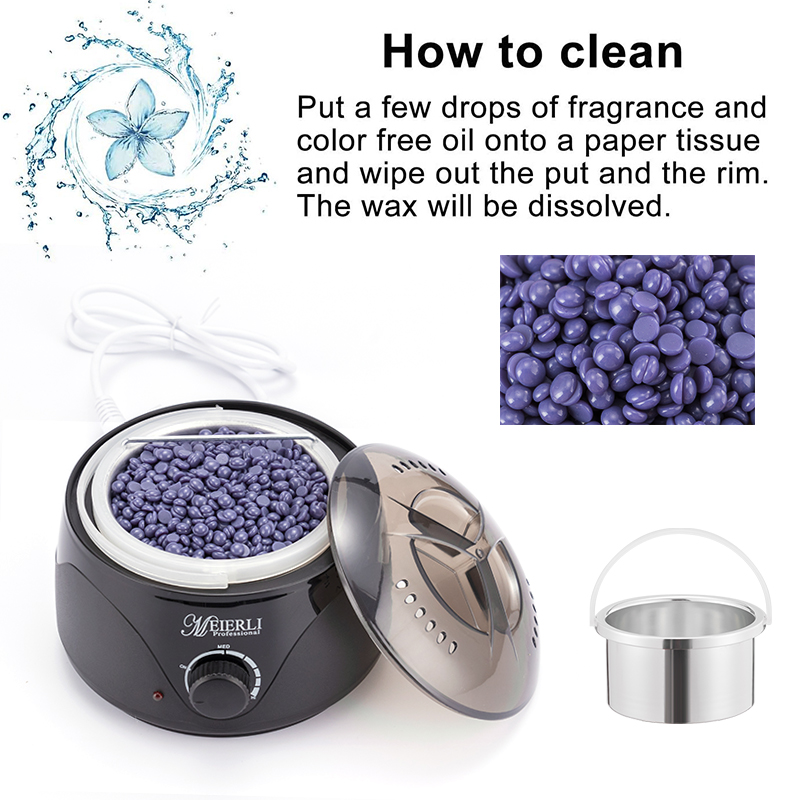 MEIERLI Wax Warmer Heater Machine Hair Removal Pot Depilatory Wax For ...