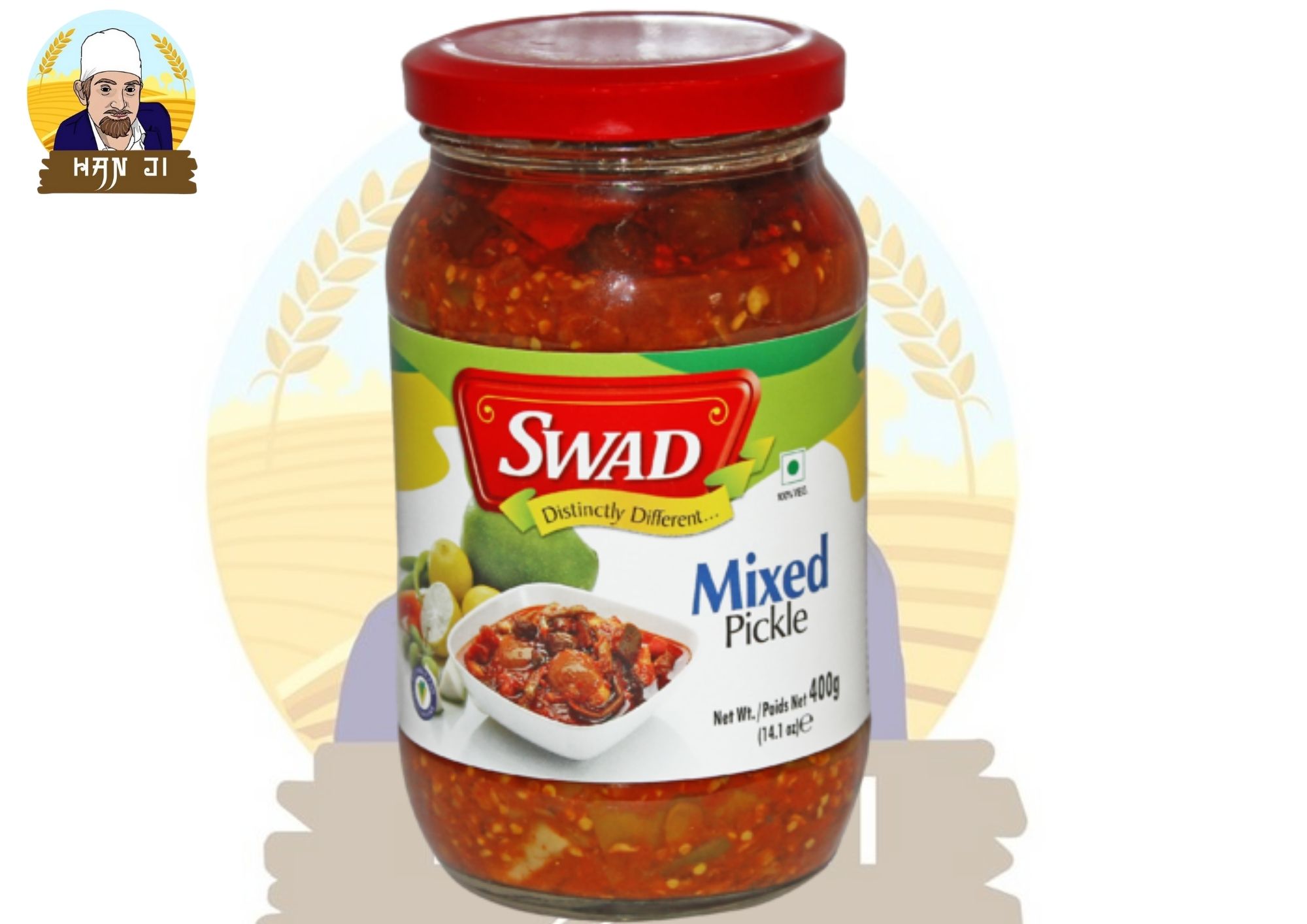 Swad Mango Mix Pickle Ajard มะม่วงดอง ผักดอง อินเดีย 450g | Lazada.co.th