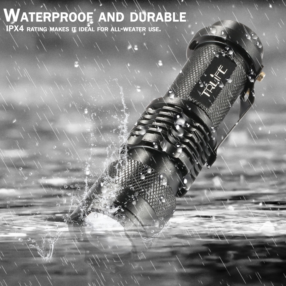 【CW】 Mini Led Flashlight 8000lm Q5 T6 L2 Led Torch Adjustable Focus ...