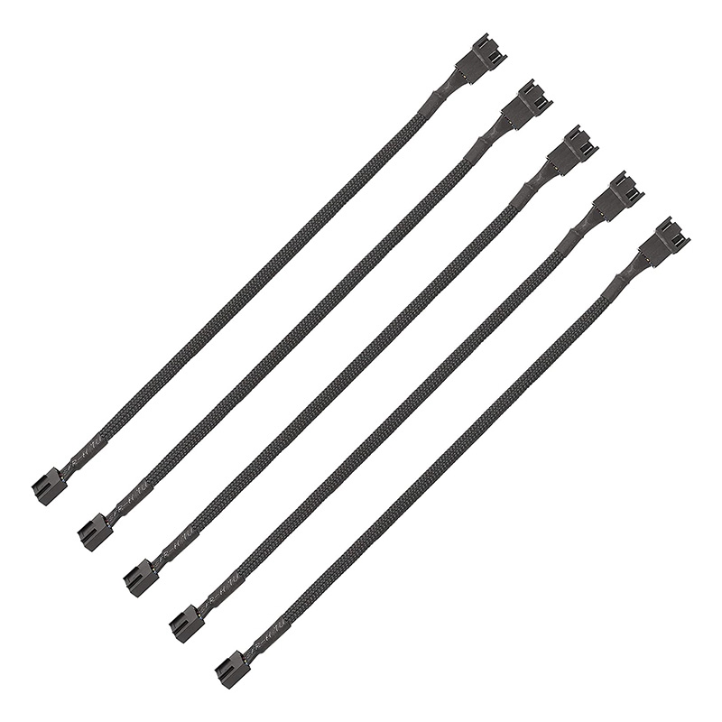 PWM Fan Extension Cable - 11.8 Inch PC Fan Extension Cable Compatible ...