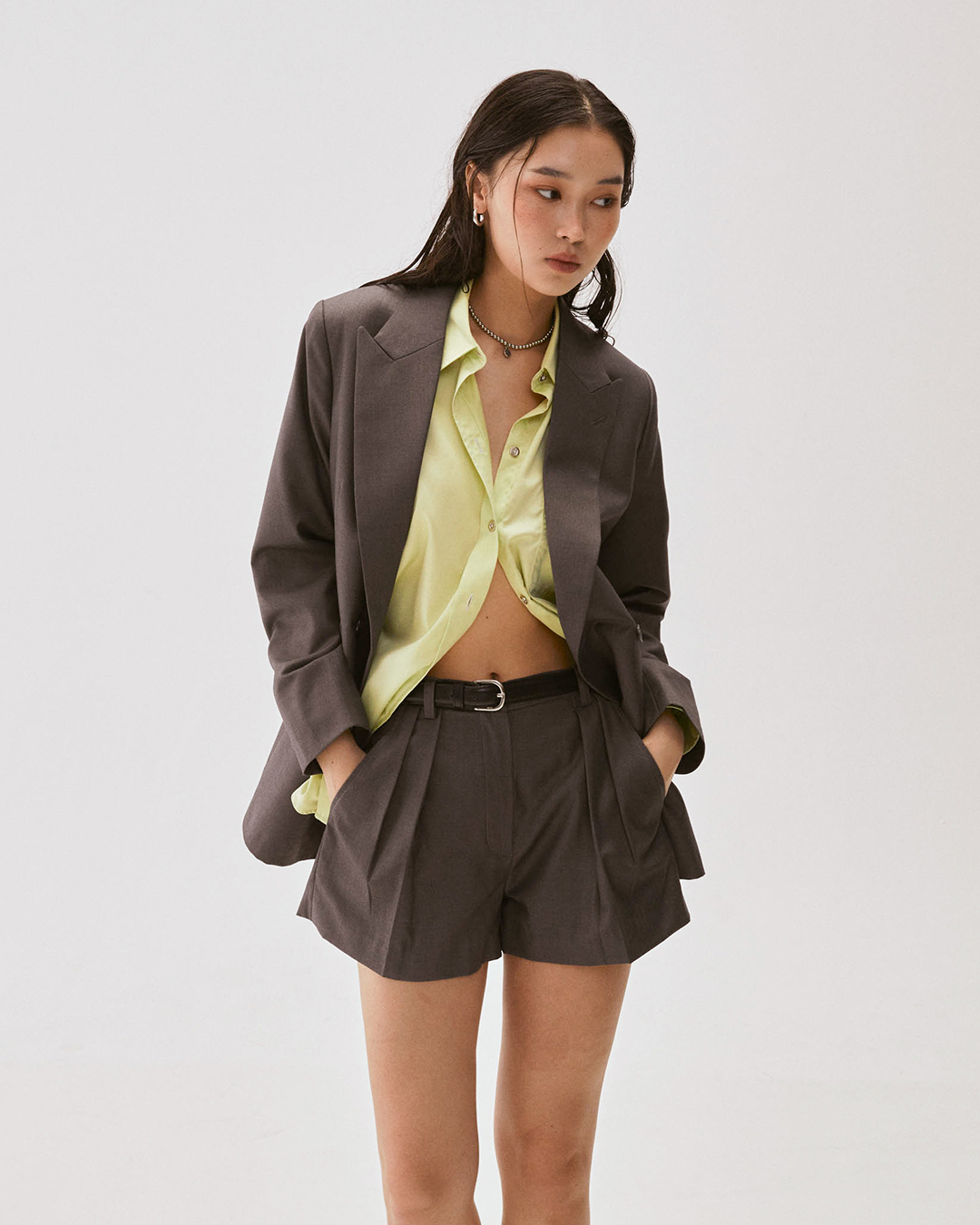 DAILY SQUAD CLASSIC BELT (เอว24-28เข็มขัดหนังแท้ อะไหล่เงิน รุ่นนี้จะ ...