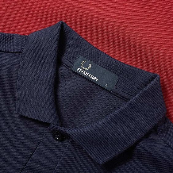 Fred Perry Embroidered Panel Polo Shirt Short Sleeve in Red Size S-3XL ...