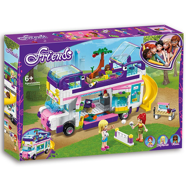 Compatible with LEGO Good Friend Series Friendship Bus 41395 Childrens ...