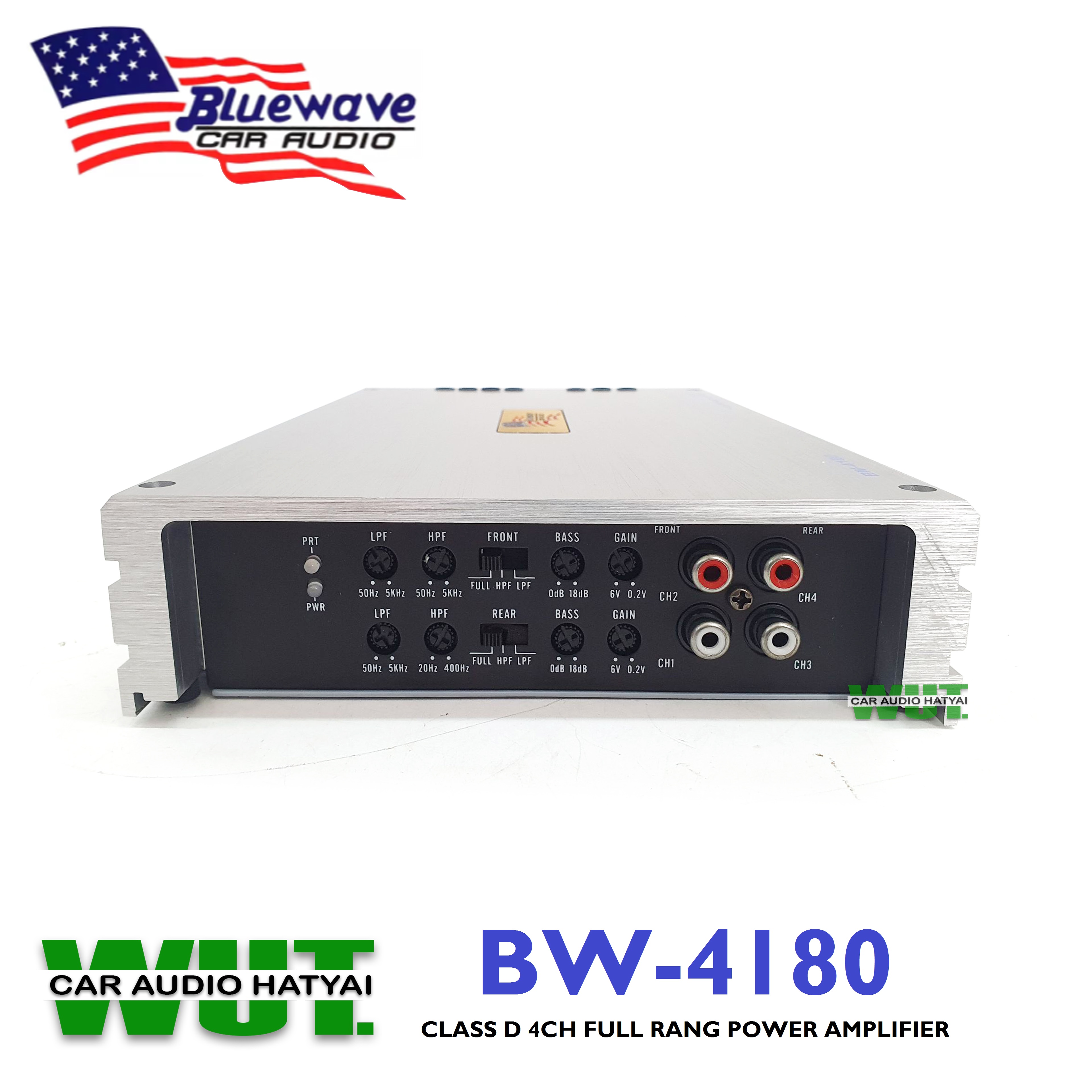 Bluewave poweramp classd4ch เพาเวอร์แอมป์ ขับเสียงกลางแหลมหรือซับเบส คลาสดี 4ชาเนล 2000watts ...