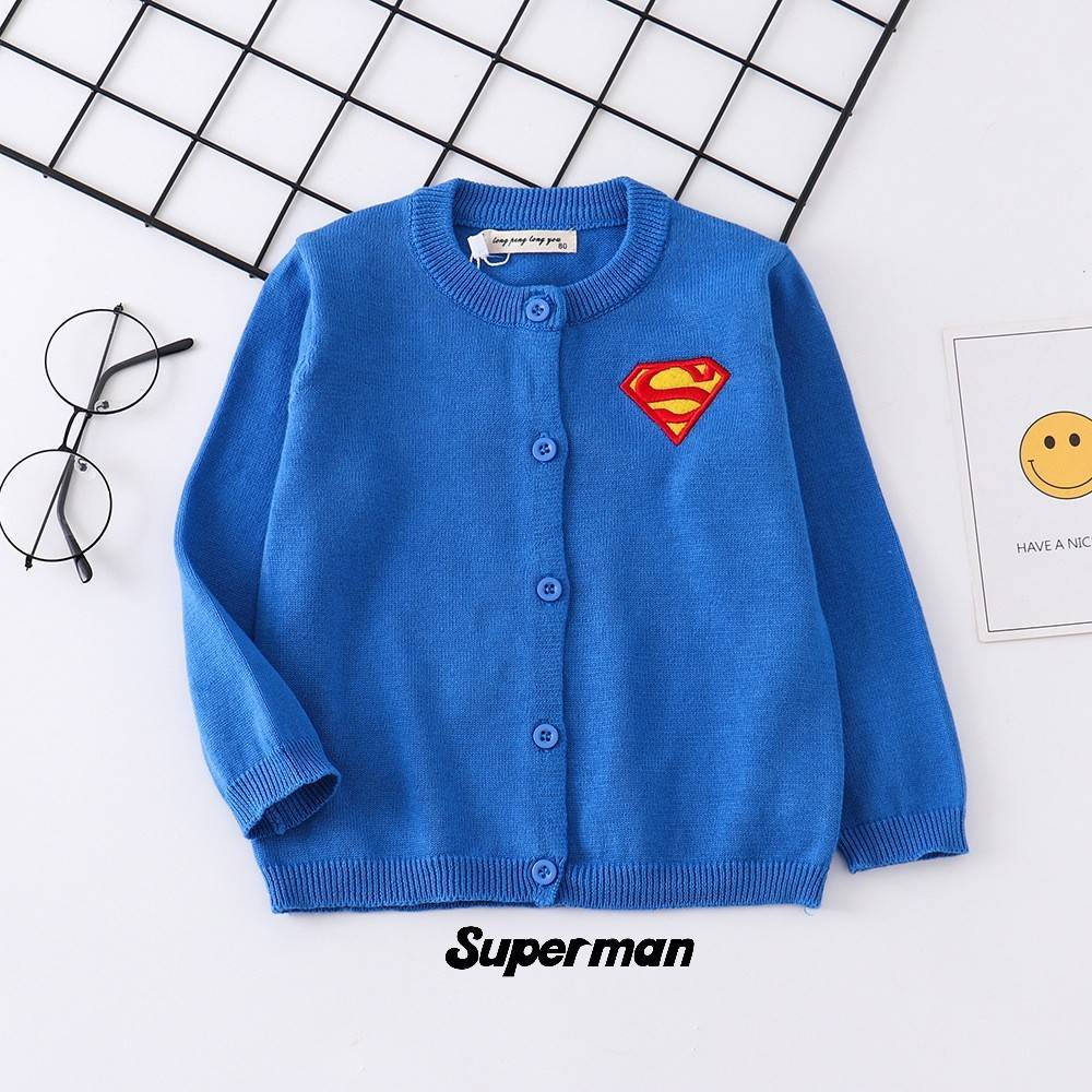 ** พร้อมส่งในไทย ** Superhero Cardigan" คาร์ดิแกนลายการ์ตูน จากค่าย ...