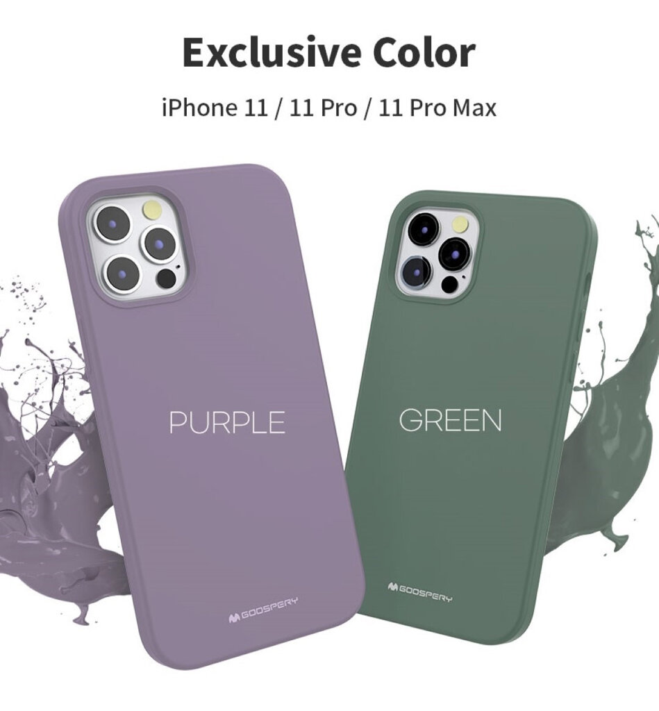 iPhone 11 Pro Max - เคสยาง ซิลิโคน รุ่น Silicone Case Mercury (Goospery ...