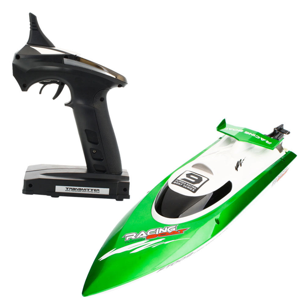 เรือแข่งบังคับวิทยุ Racing Flipped Boat FT009 (สีเขียว) | Lazada.co.th