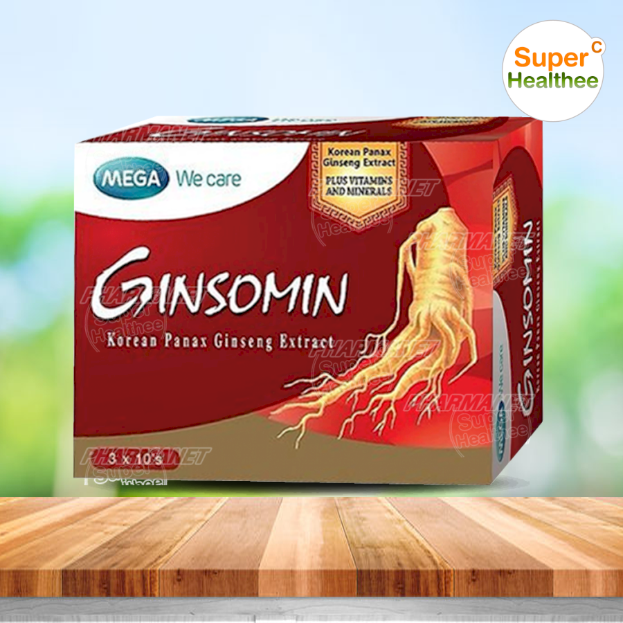 Mega we care ginsomin 30 แคปซูล เมก้า วี แคร์ จินโซมิน | Lazada.co.th