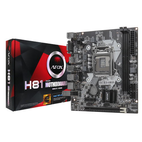 เมนบอร์ด AFOX IH81-MA2 Intel Socket 1150 Chipset H81 ของใหม่ ประกันศูนย์ 1ปี - มหาพรม - ThaiPick