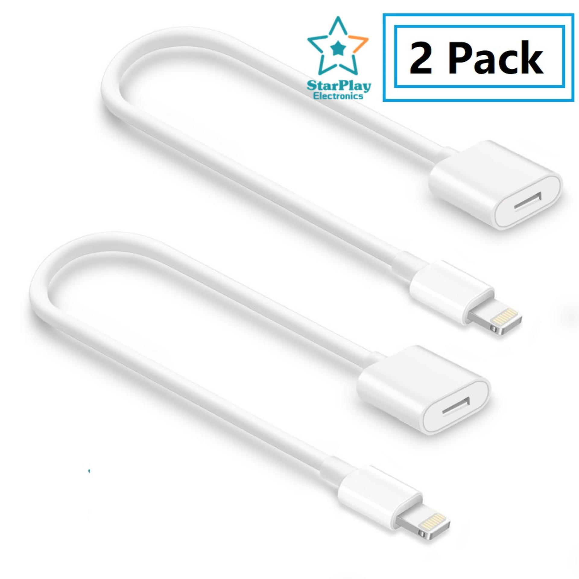 StarPlay 2 Pack Lightning to Lightning Extender Cable Lightning ...
