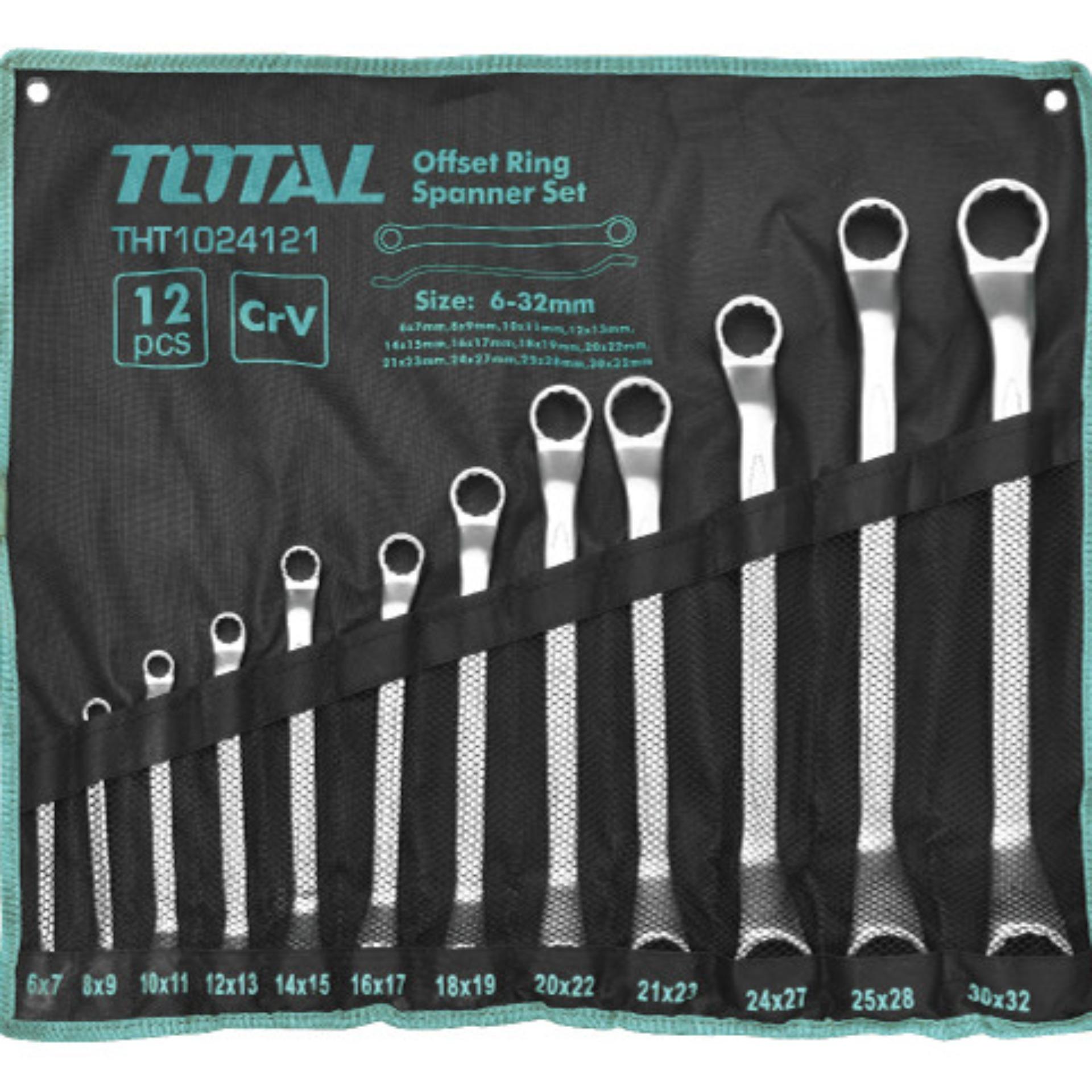 TOTAL รุ่น THT1024121 ประแจแหวนเดี่ยว 12 ตัวชุด | Lazada.co.th