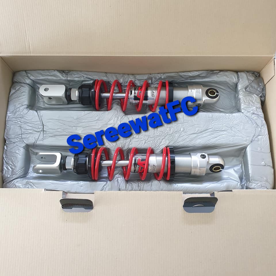 โช้คหลัง YSS XMax300 Drag Racing ยาว 300 มิล สปริงแดง ของแท้ (1คู่ ...