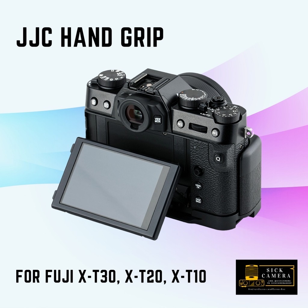 JJCHandGrip & Plate HG-XT30 สําหรับ Fujifilm X-T30,X-T20 และ X-T10 ...