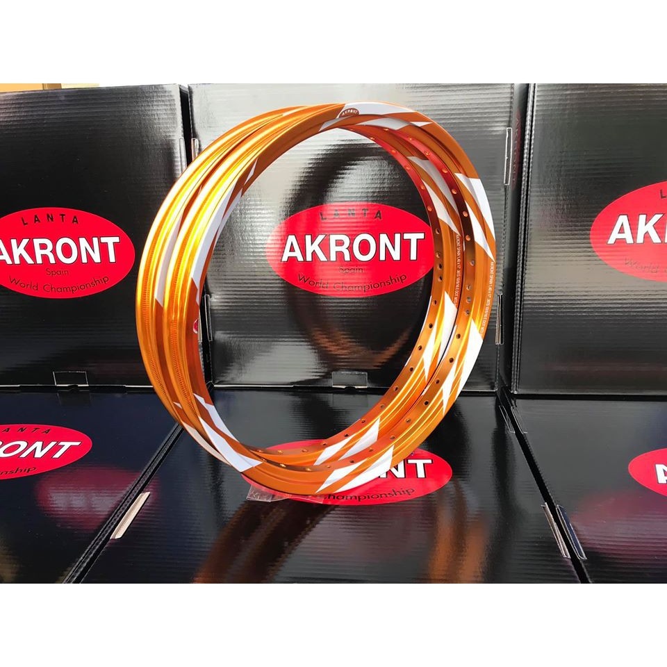 วงล้อ AKRONT ทรงA ลายหมากรุก ขนาด 1.4-17 ตัวหนา งานสวย พร้อมสติกเกอร์ ...