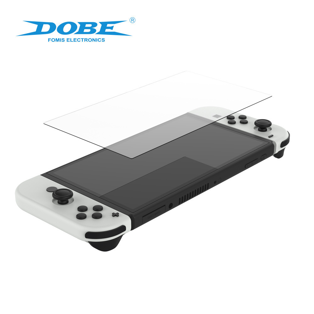DOBE Glass Film for Nintendo Switch OLED มีกันรอย 2 อัน (กันรอยกระจก Nintendo Switch OLED)(กัน ...