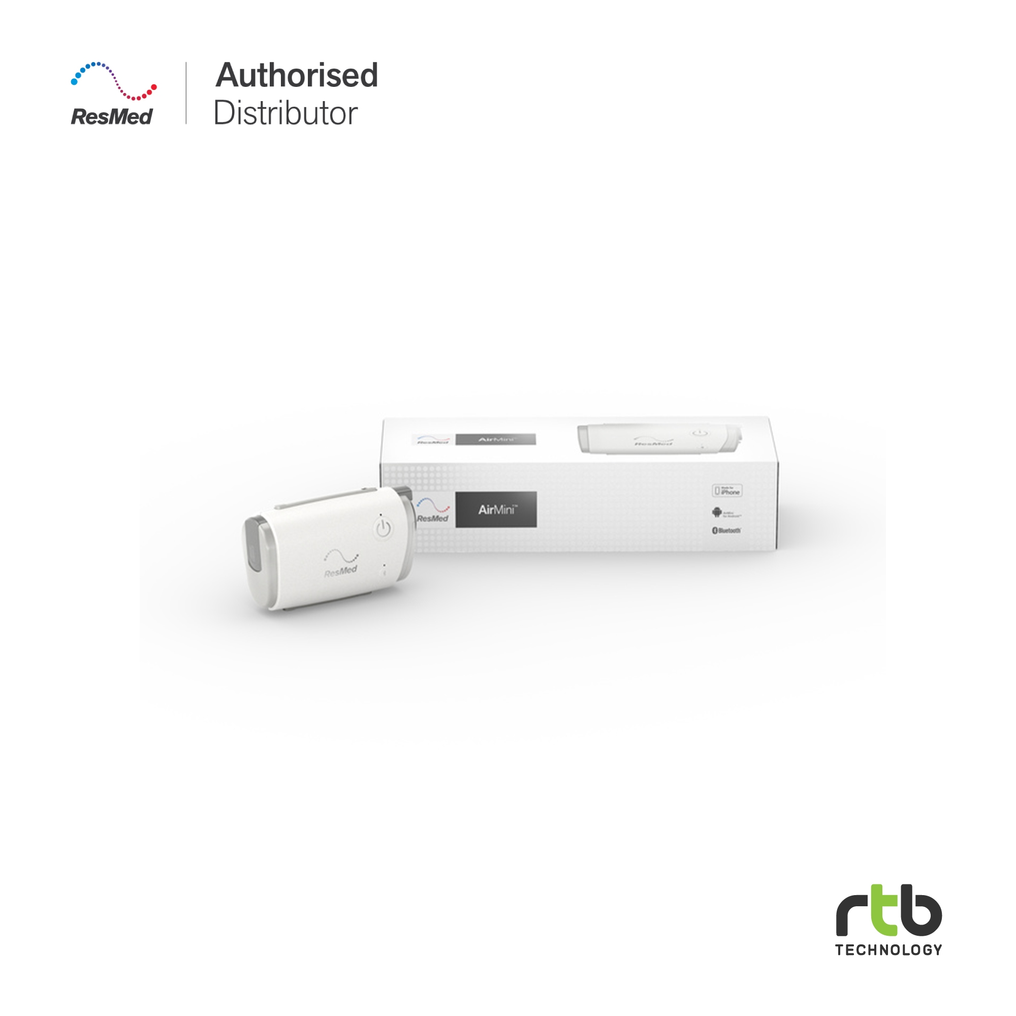 ResMed Auto CPAP Machine Set รุ่น AirMini ™ Autoset + Tubing N20 Setup ...