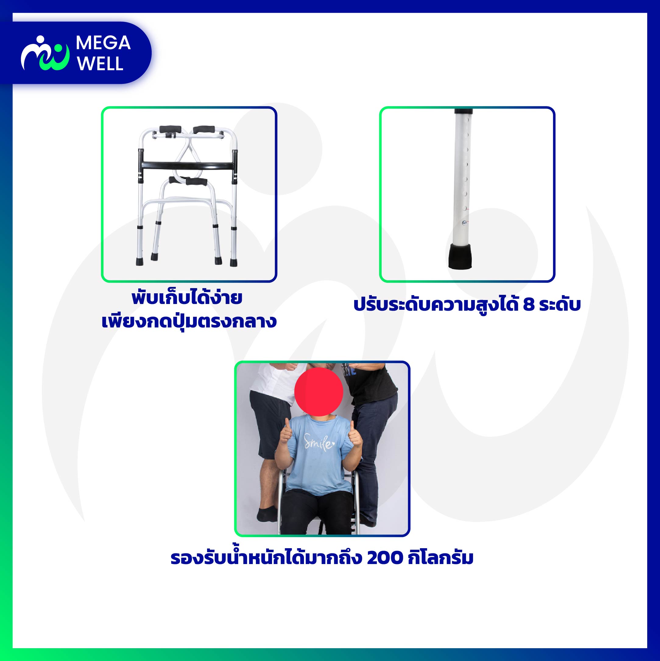 [Megawell ครบเรื่องสุขภาพ] ซื้อ1ได้4 เก้าอี้นั่งถ่าย *เปลี่ยนล้อได้ ...