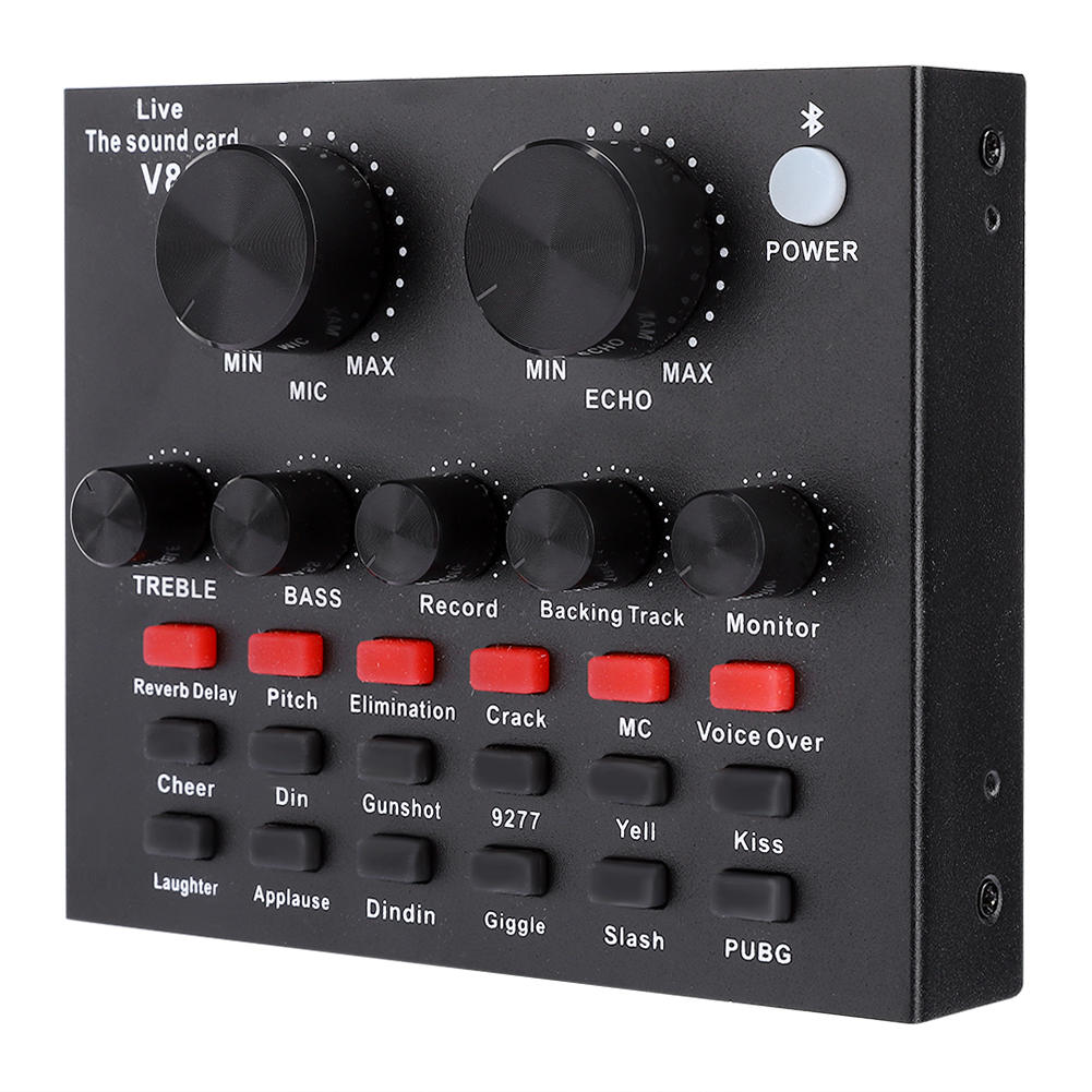 【Hot sale V8 Voice Change Liveการ์ดเสียง112 Electroacoustics 18 Sound ...