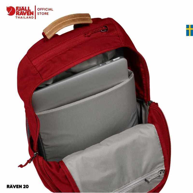 Fjallraven Kanken Raven 20 Simple design backpack Genuine leather strap ...
