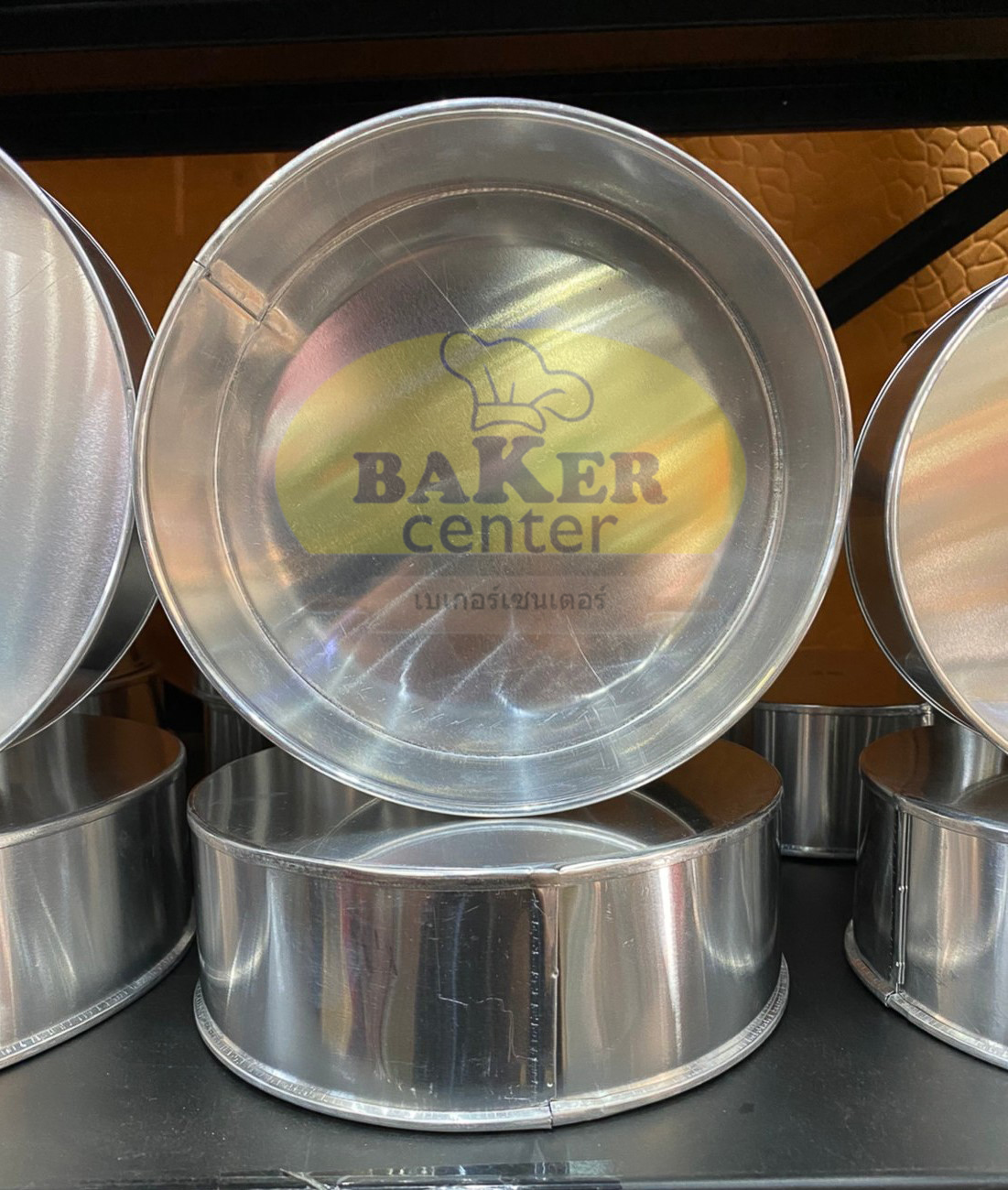 Baker Center พิมพ์เค้กกลมธรรมดา หลายขนาด | Lazada.co.th