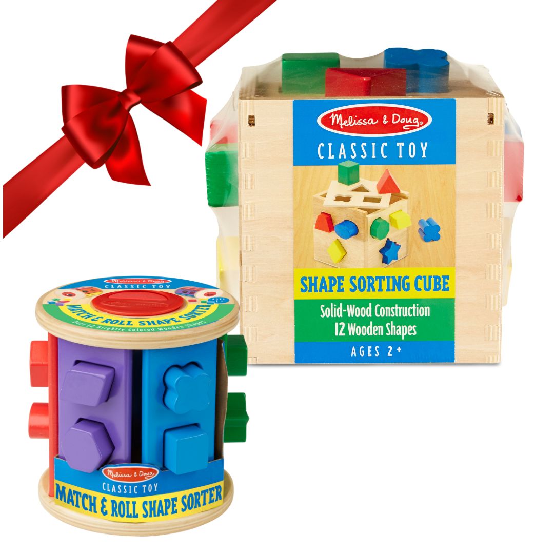 12ชิ้น บล็อกหยอดรูปร่าง Melissa Doug Shape Sorting Cube 12 Pcs รีวิวดี ...