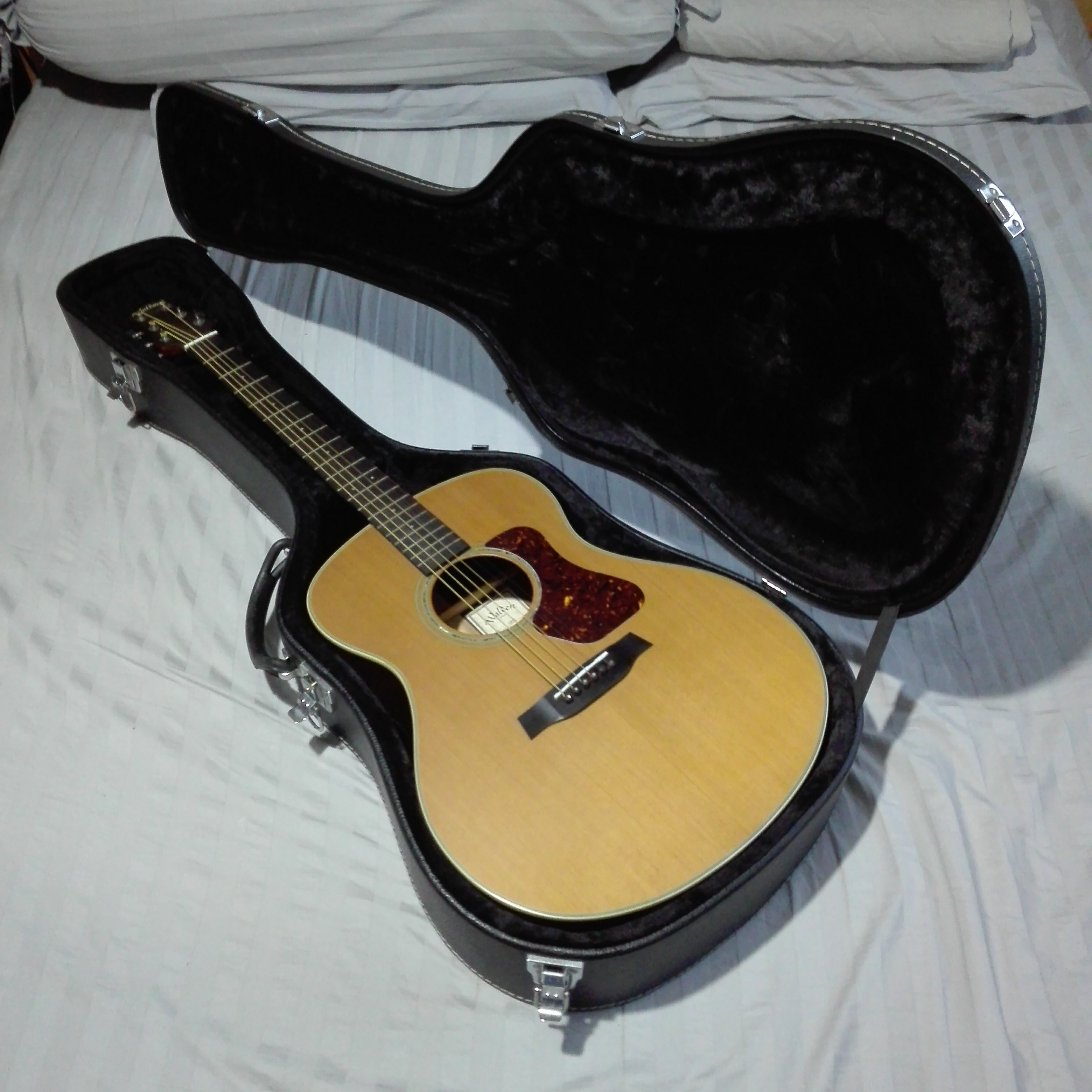 กีตาร์อะคูสติก Walden G830 All Solid ทรง GA สภาพ 95% เจาะพอร์ทแล้ว นัท ...