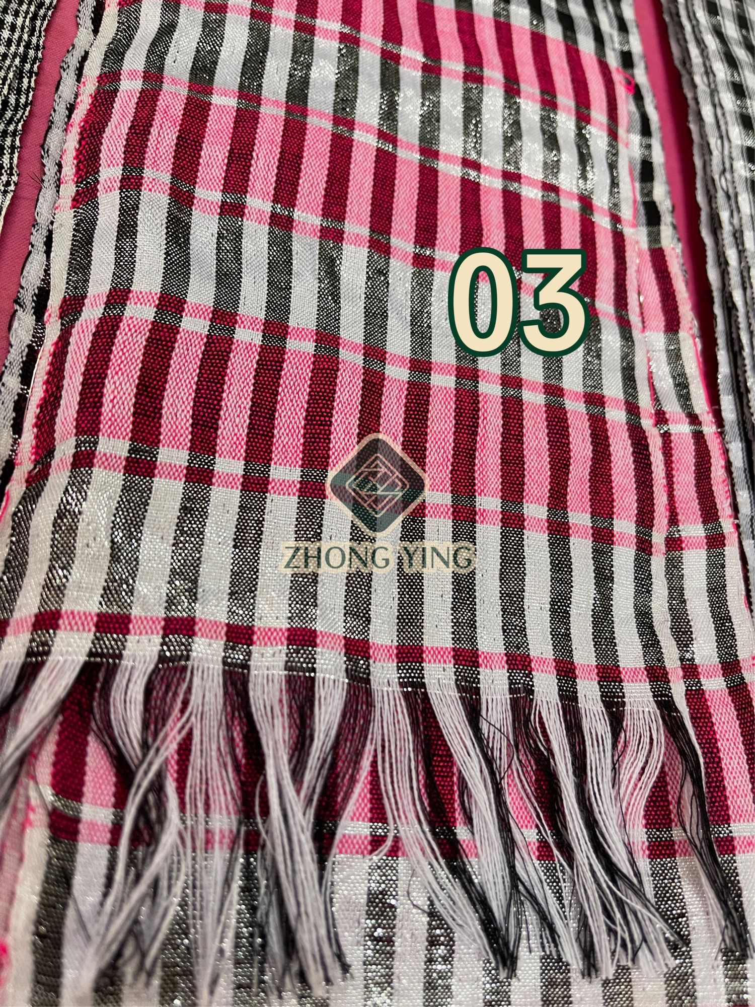 Siv ceeb hmoob ci ผ้าทอชนเผ่า สะท้อนดิ้น ยาว47นิ้ว หน้ากว้าง 5.5นิ้ว ...