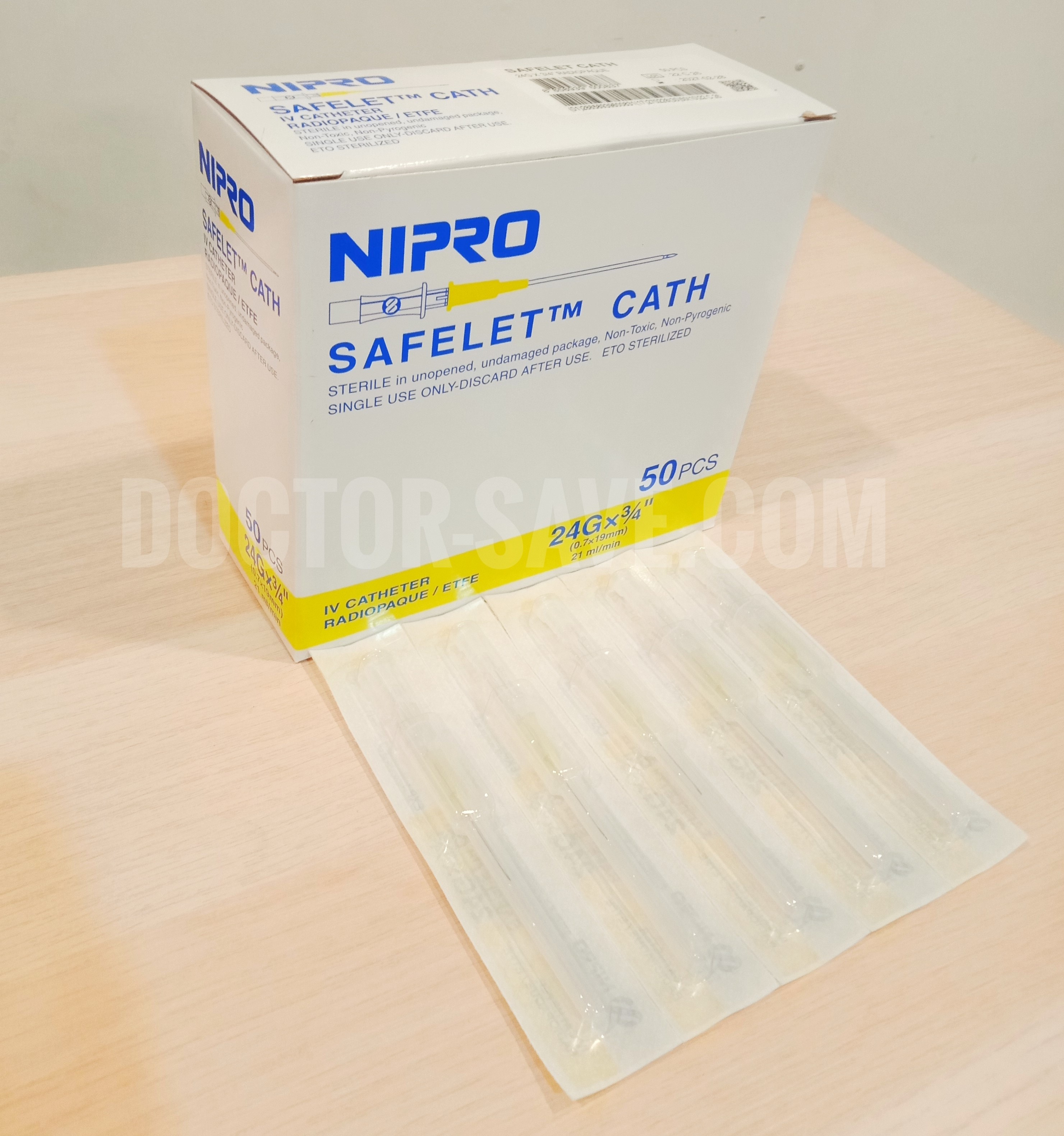 IV Catheter เบอร์ 18 20 22 24 เข็มเปิดเส้น เข็มให้น้ำเกลือ NIPRO เมด ...