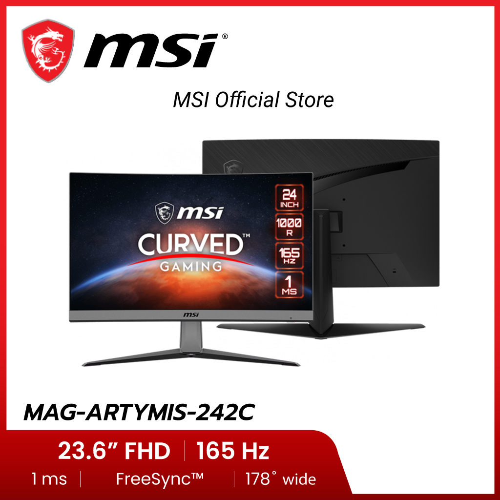 MSI MAG ARTYMIS 242C 24" VA Curved Gaming Monitor (จอมอนิเตอร์) [Pre-Order จัดส่งภายใน7-15วัน ...