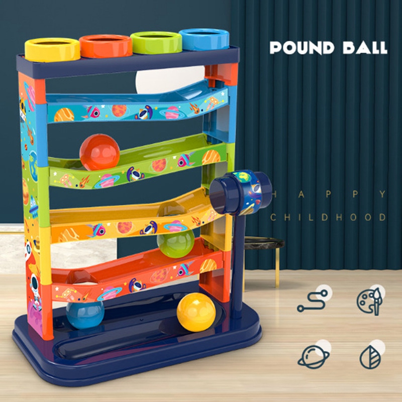 Durable Multi-Color Pound a Ball Great Fun Color Matching Learning ...