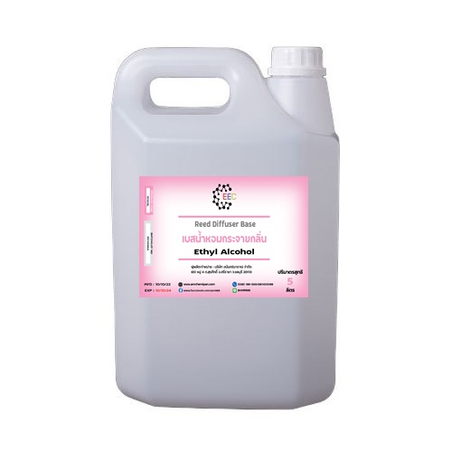 10105L. เบสน้ำหอมกระจายกลิ่น Reed Diffuser Base ปริมาณ 5000 ML เบสผสมน้ำหอมก้านไม้หอมปรับอากาศ ...