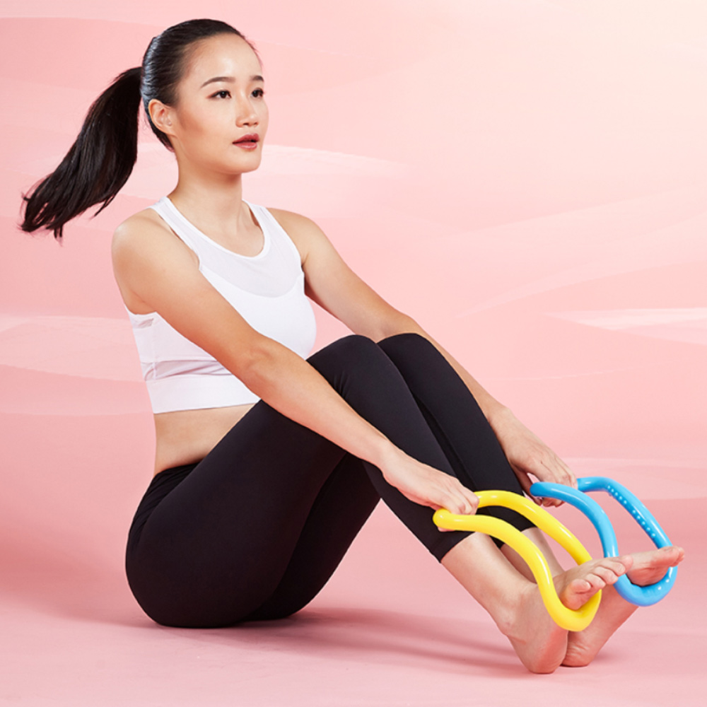 แหวนโยคะ แหวนโยคะพิลาทิส วงกลมโยคะ Yoga Ring วงกลมป้ายยืด อุปกรณ์ช่วย ...