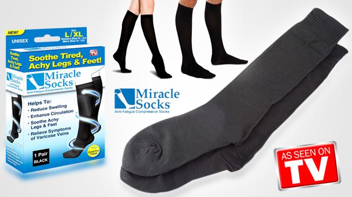 ถุงเท้าแก้ปวดขา ถุงเท้าเส้นเลือดขอดถุงเท้าสุขภาพ miracle socks ถุงเท้าแก้ปวดขา - sk shop1 - ThaiPick