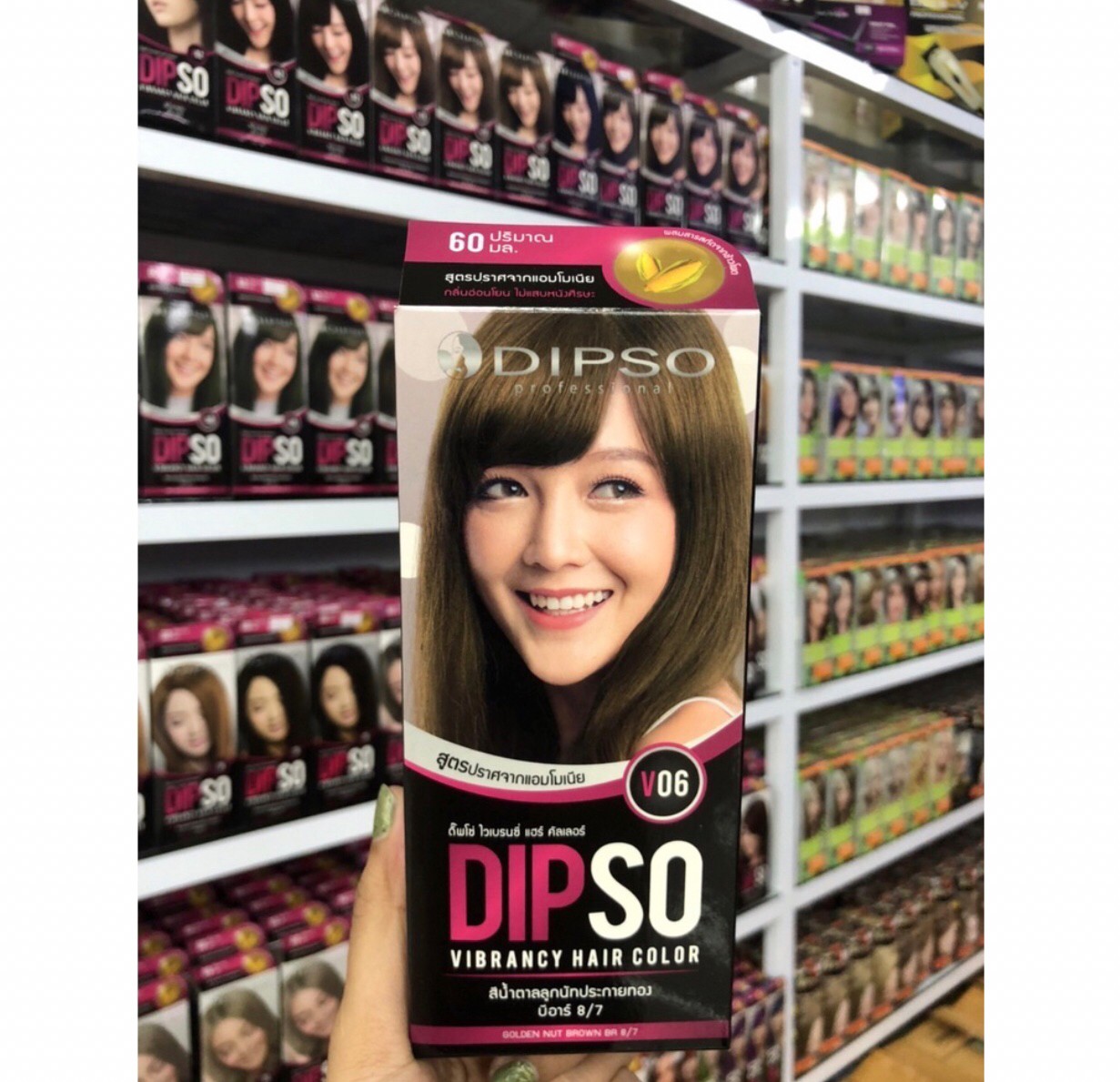 Dipso ดิ๊พโซ่ ครีมเปลี่ยนสีผม ให้โทนสีผมแลดูเป็นธรรมชาติ สีติดทนนาน ...