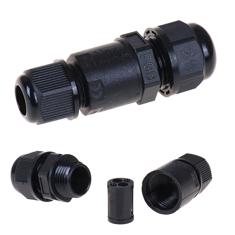 2Pin outdoor waterproof cable quick connector ip68 ac junction box ...