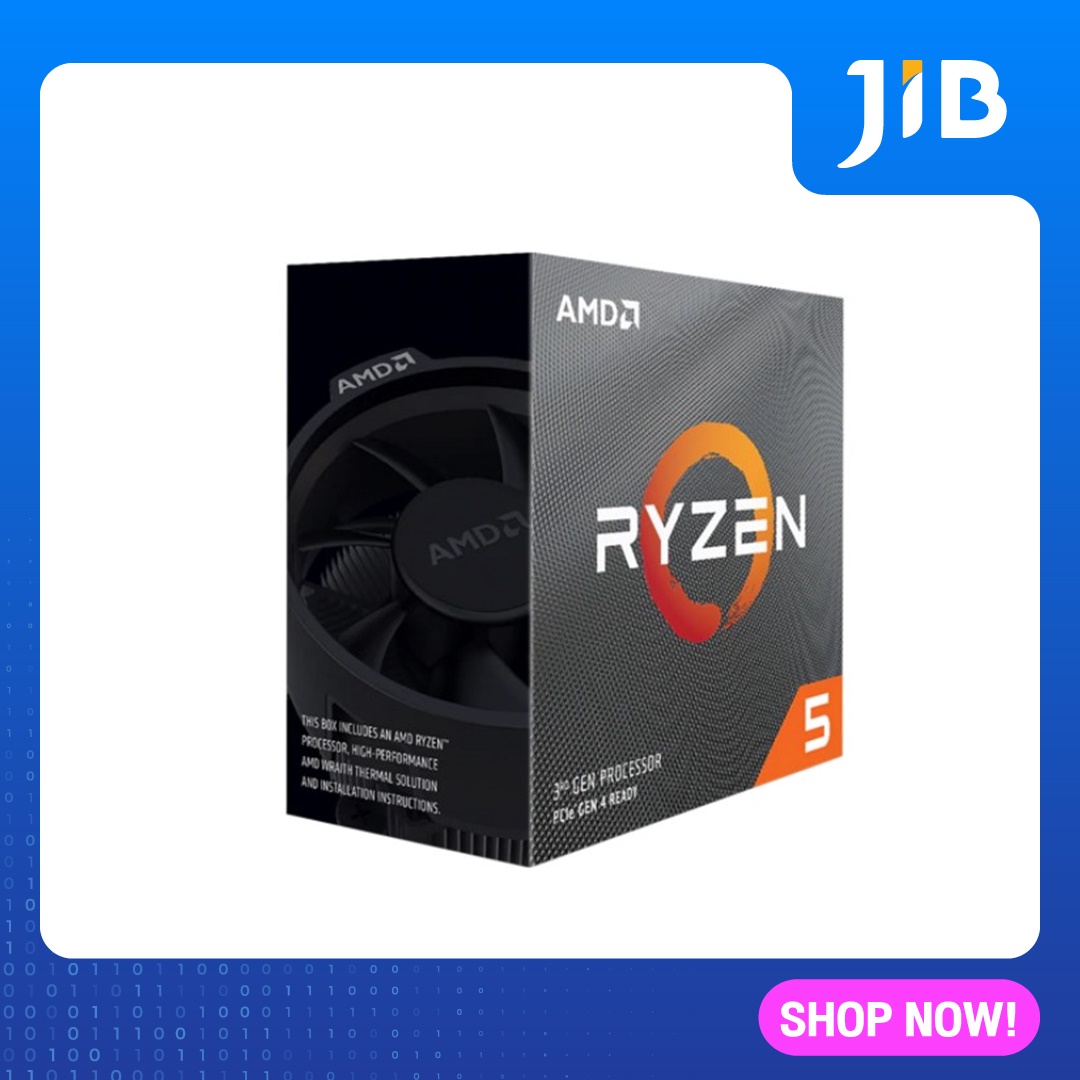 JIB CPU (ซีพียู) AMD AM4 RYZEN5 3600X 3.8 GHz - JIB Computer Group - ThaiPick